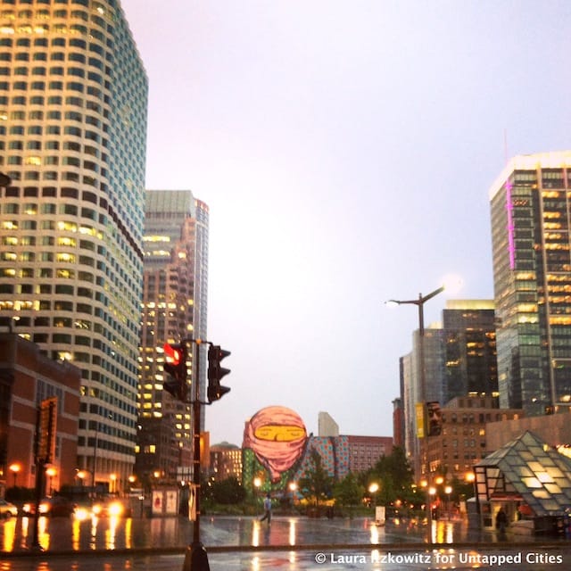 Boston Street Art: Saying Goodbye to the ‘Giant’ by Os Gemeos in Dewey ...
