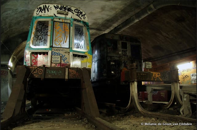 Inside a Subterranean Time Capsule Holding Vintage Paris Metro Trains ...