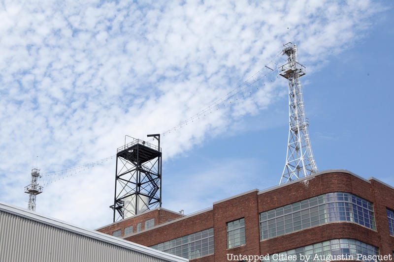 The WWII Radio Towers Atop Steiner Studios in the Brooklyn Navy Yard ...