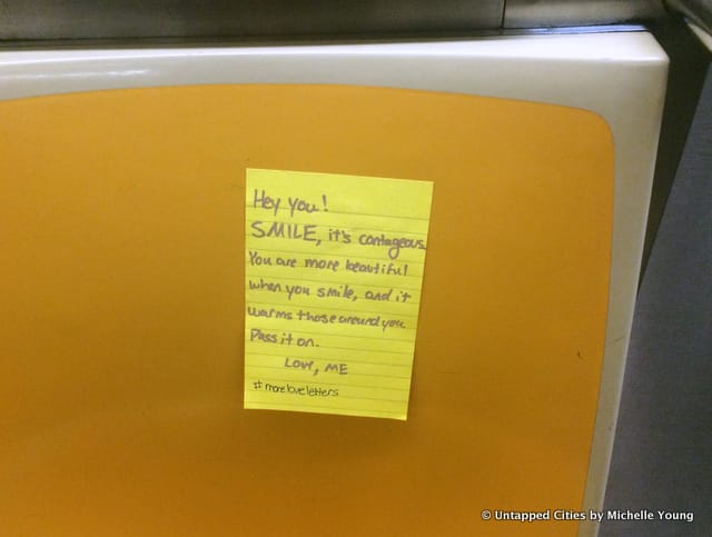 More Love Letters Aims to Spread Love Between Strangers in the NYC ...