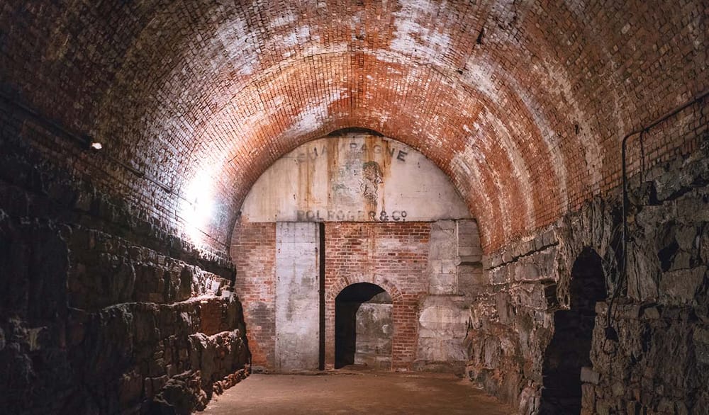 Secret Vaults at the Brooklyn Bridge Once Home to Private Wine Cellars