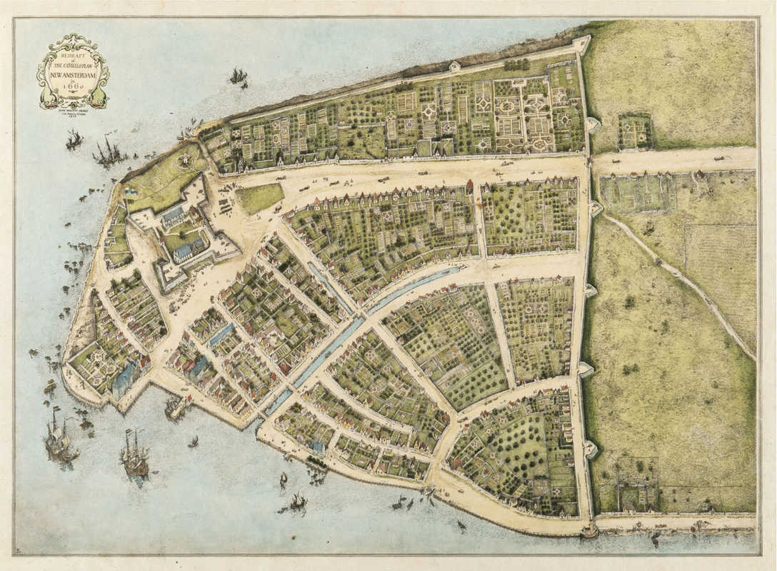 NYC Streets from the Original Dutch Street Grid