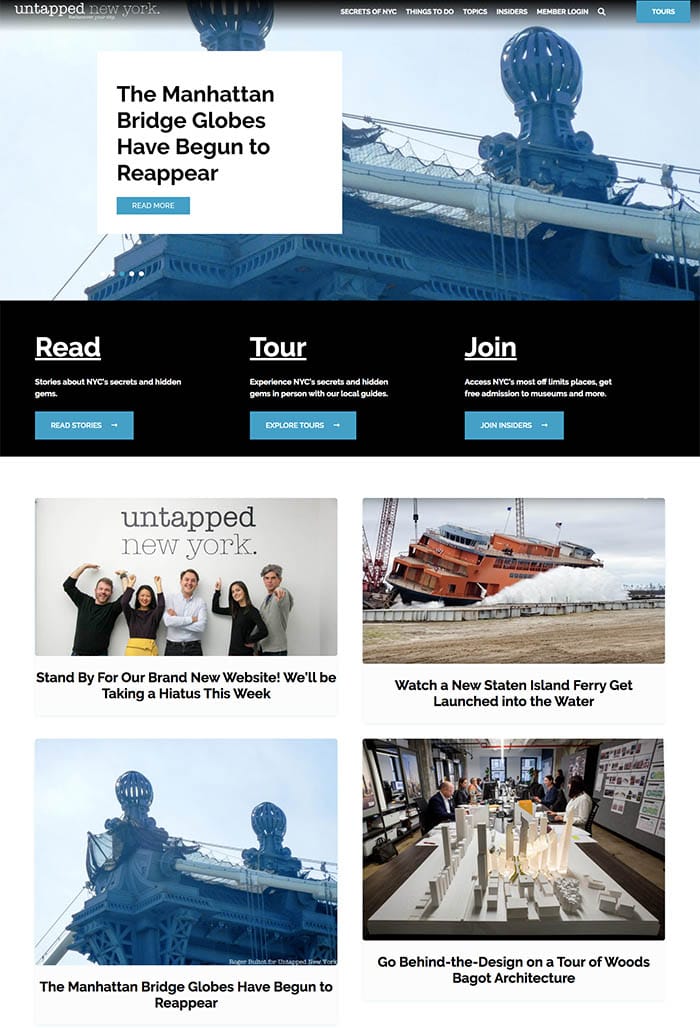 Check Out the Redesigned Untapped New York Website! - Untapped New York