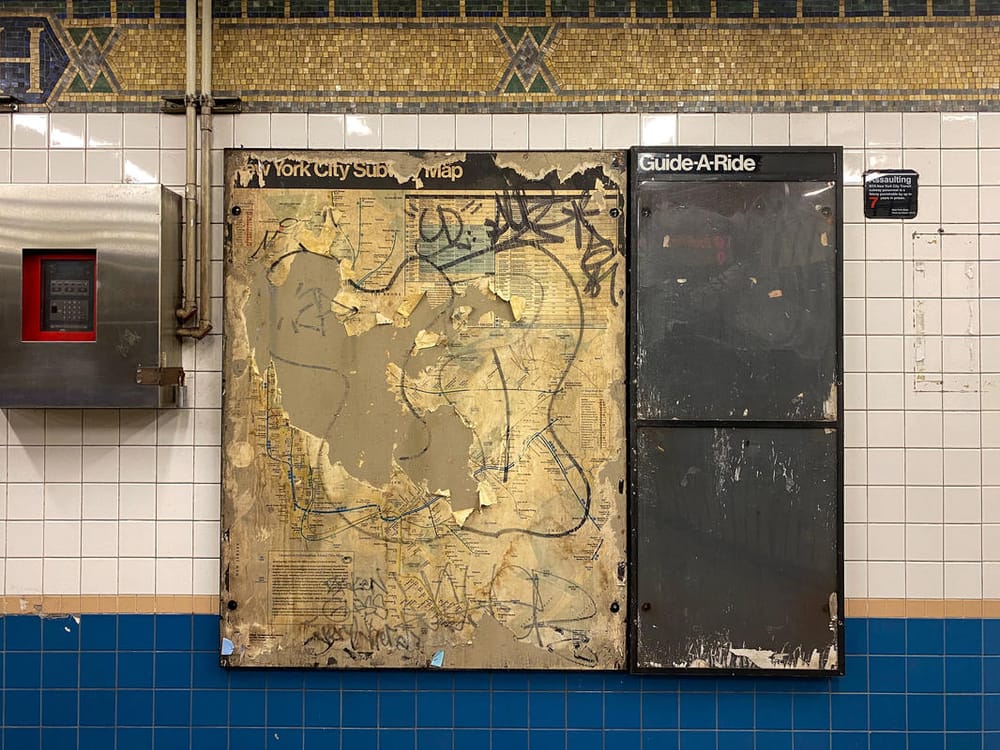 1989 subway map - Untapped New York