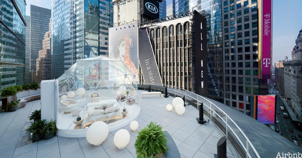 Stay Overnight in a Rooftop Igloo Beneath the Times Square NYE Ball ...