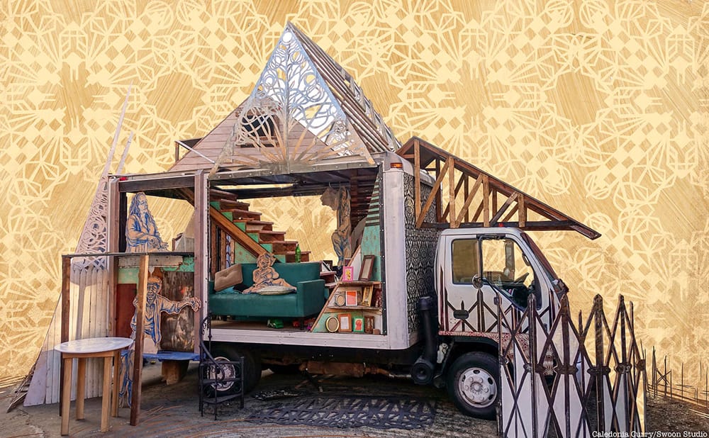 Diorama Truck by Artist Swoon Arrives at Brooklyn Bridge Park ...