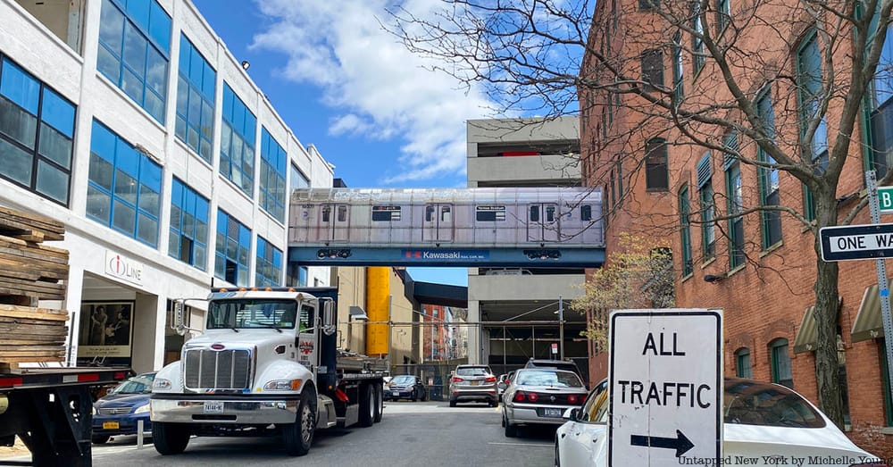Why is an NYC Subway Car Floating Above a Yonkers Street? - Untapped ...