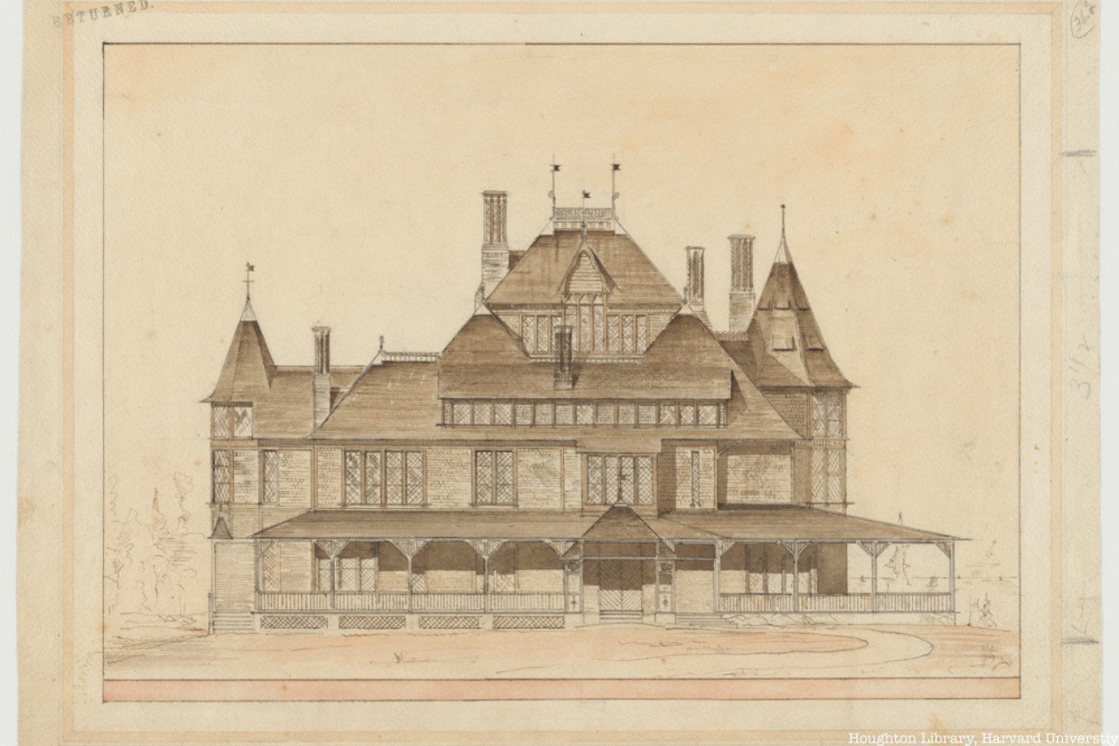 Never-Published Drawings by One of America's Greatest Architects