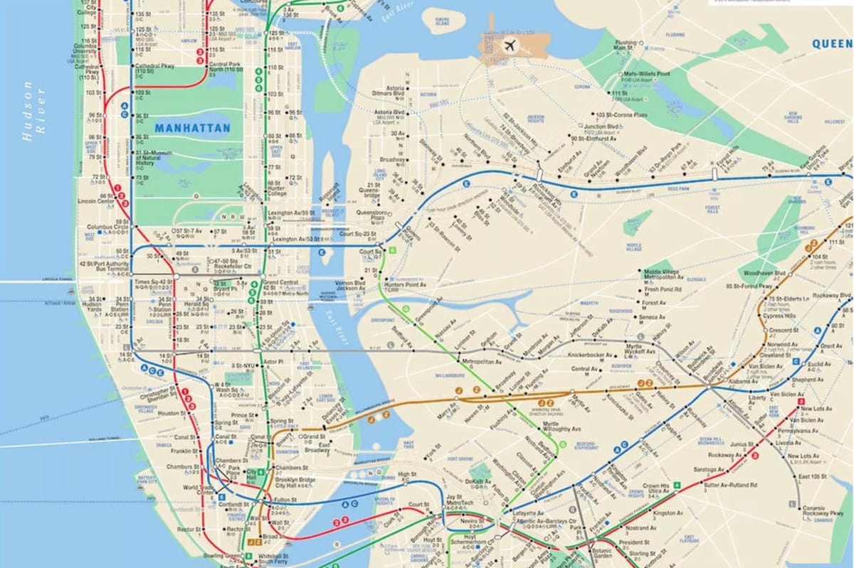 This Map Provides Commuters With Real Time MTA Updates