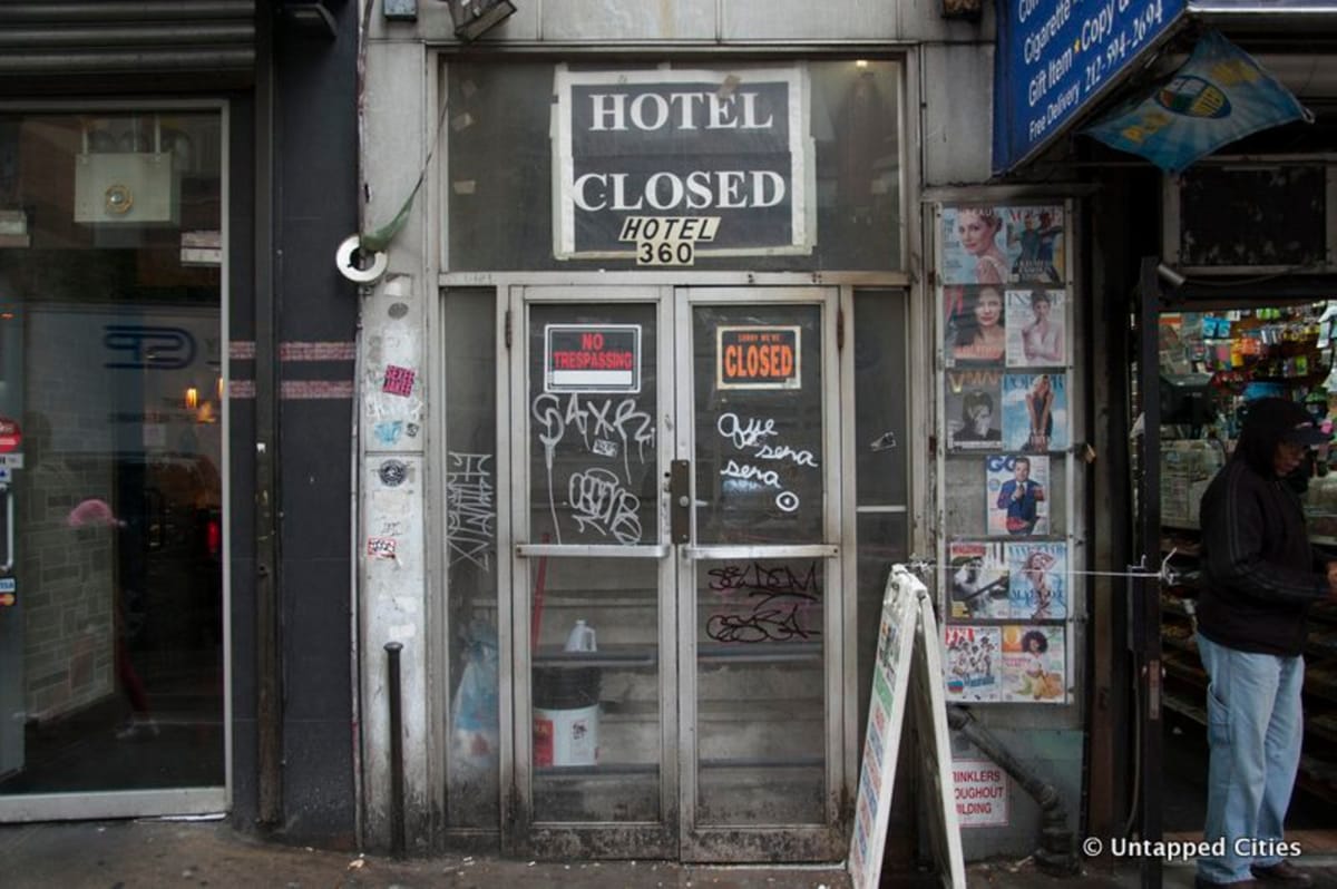 The Gritty History of the Elk Hotel, One of Times Square's Last Pay-By ...