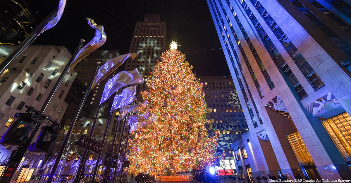 Photos: 2020 Rockefeller Center Christmas Tree Lit! - Untapped New York