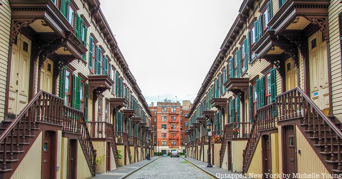 Sylvan Terrace, a Hidden Street of Wooden Homes in NYC