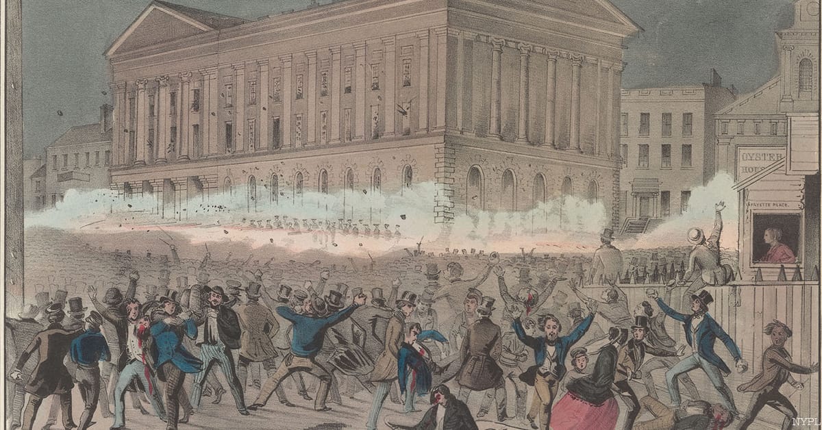 The Astor Place Opera House Riot: May 10, 1849 - Untapped New York