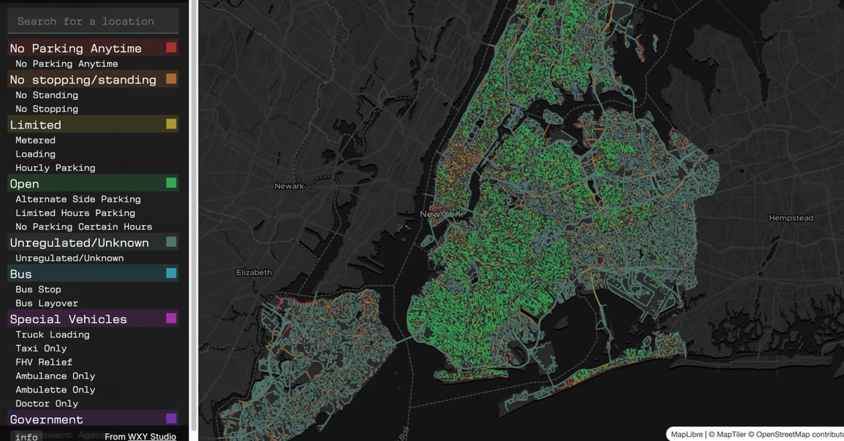 Interactive Map Shows Parking Rules for Every Curb in NYC - Untapped ...