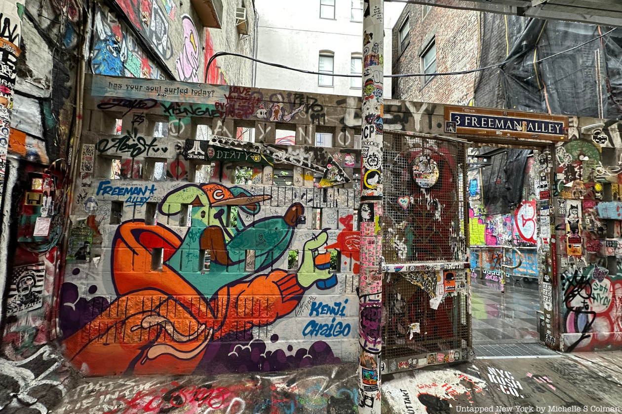 Painting with the Street Artists of Freeman Alley in NYC