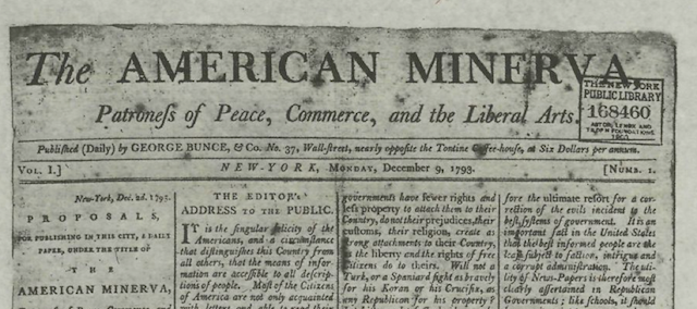 On this Day in NYC History: "The American Minerva" Becomes NYC's First ...