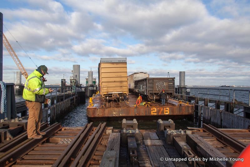 There's a Floating Train Barge that Crosses the Hudson River Twice a ...
