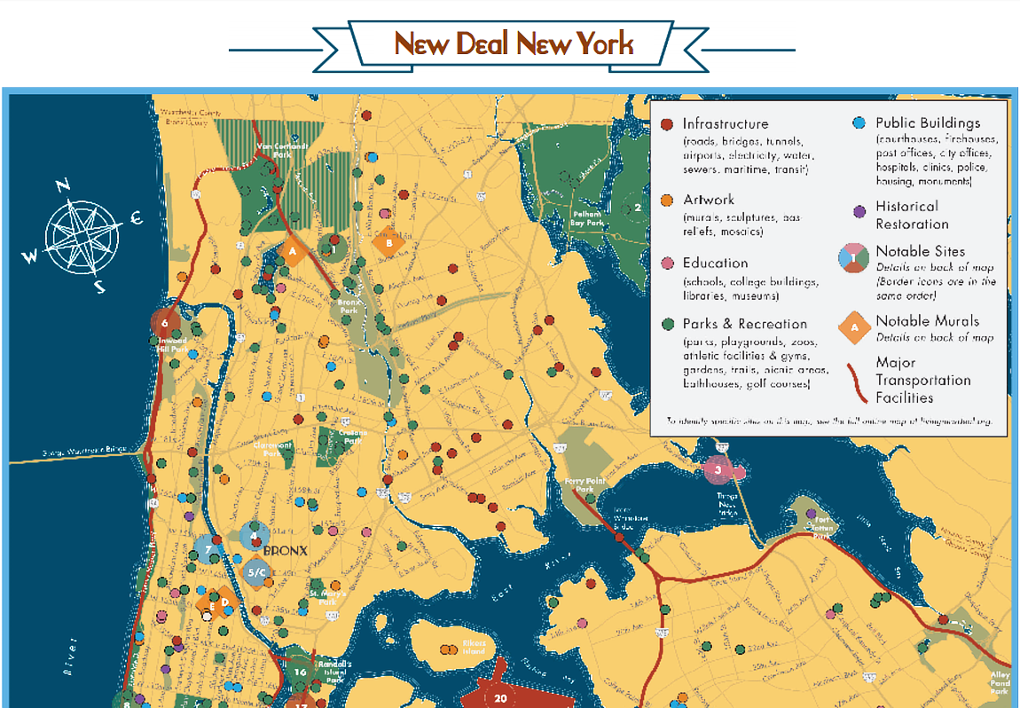 Mapping the New Deal in Each NYC Borough - Untapped New York
