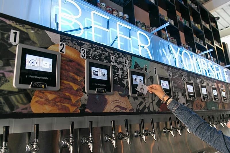 There's a "Beer ATM" inside Randolph Beer in Williamsburg, Brooklyn ...