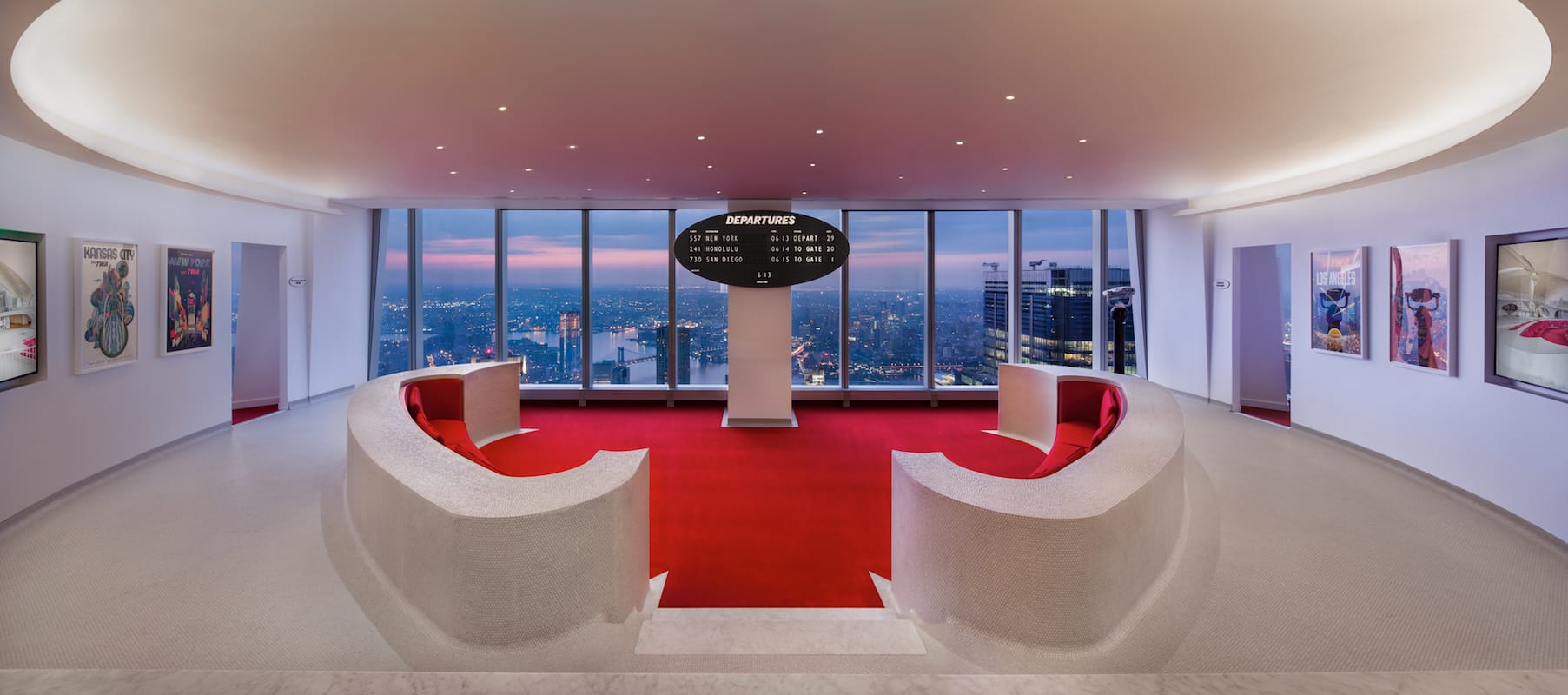 In Photos: New TWA Lounge at NYC's 1WTC - Untapped New York