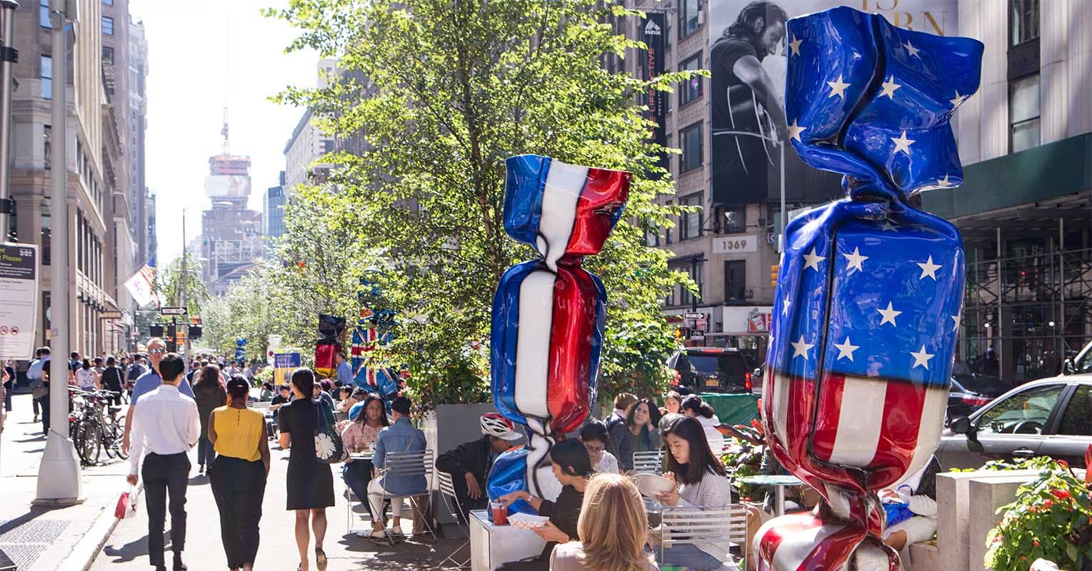 "Candy Nation," 20 Oversized Candy Sculptures Take Over the Garment ...