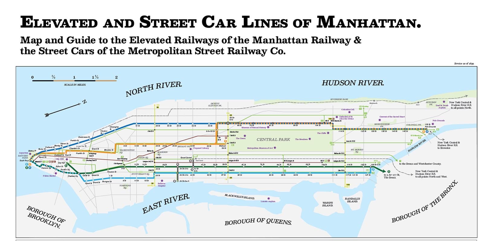 Fun Maps: The Lost Subway and Streetcar Lines of NYC, Washington D.C ...