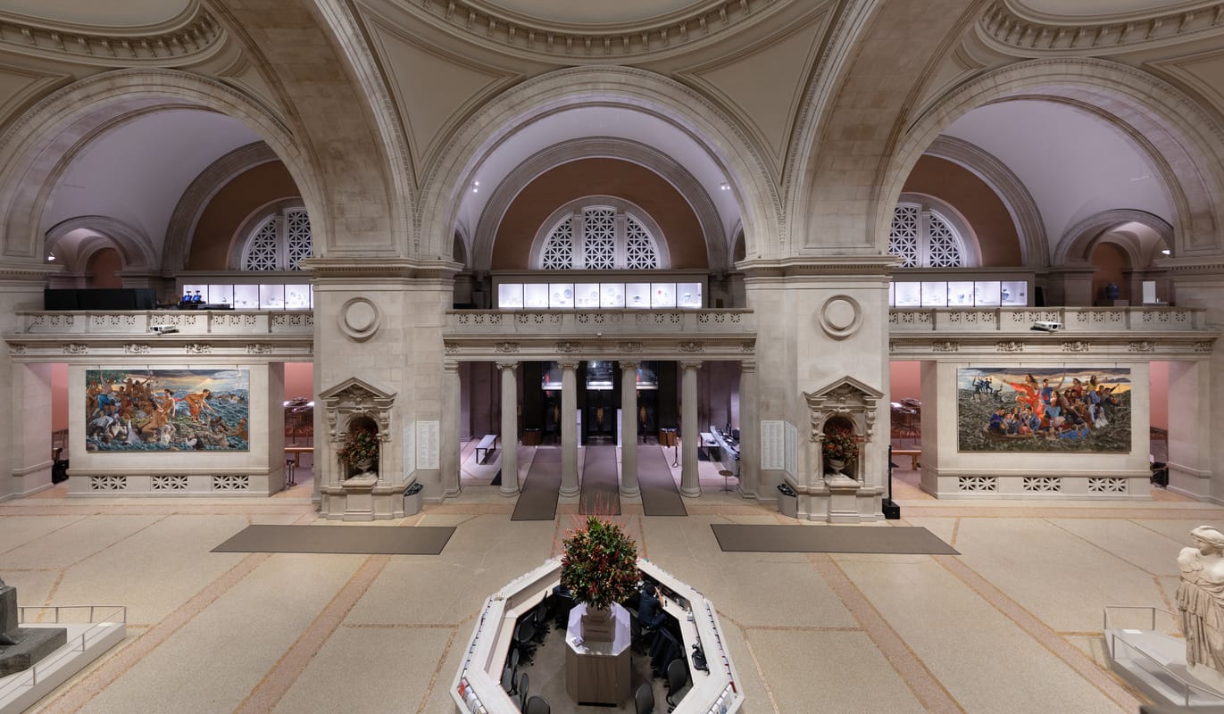 The Met Unveils New Giant Murals Inside the Great Hall - Untapped New York