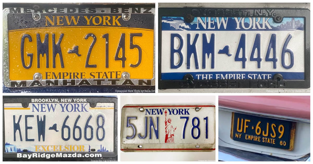 The History of the New York License Plate - Untapped New York