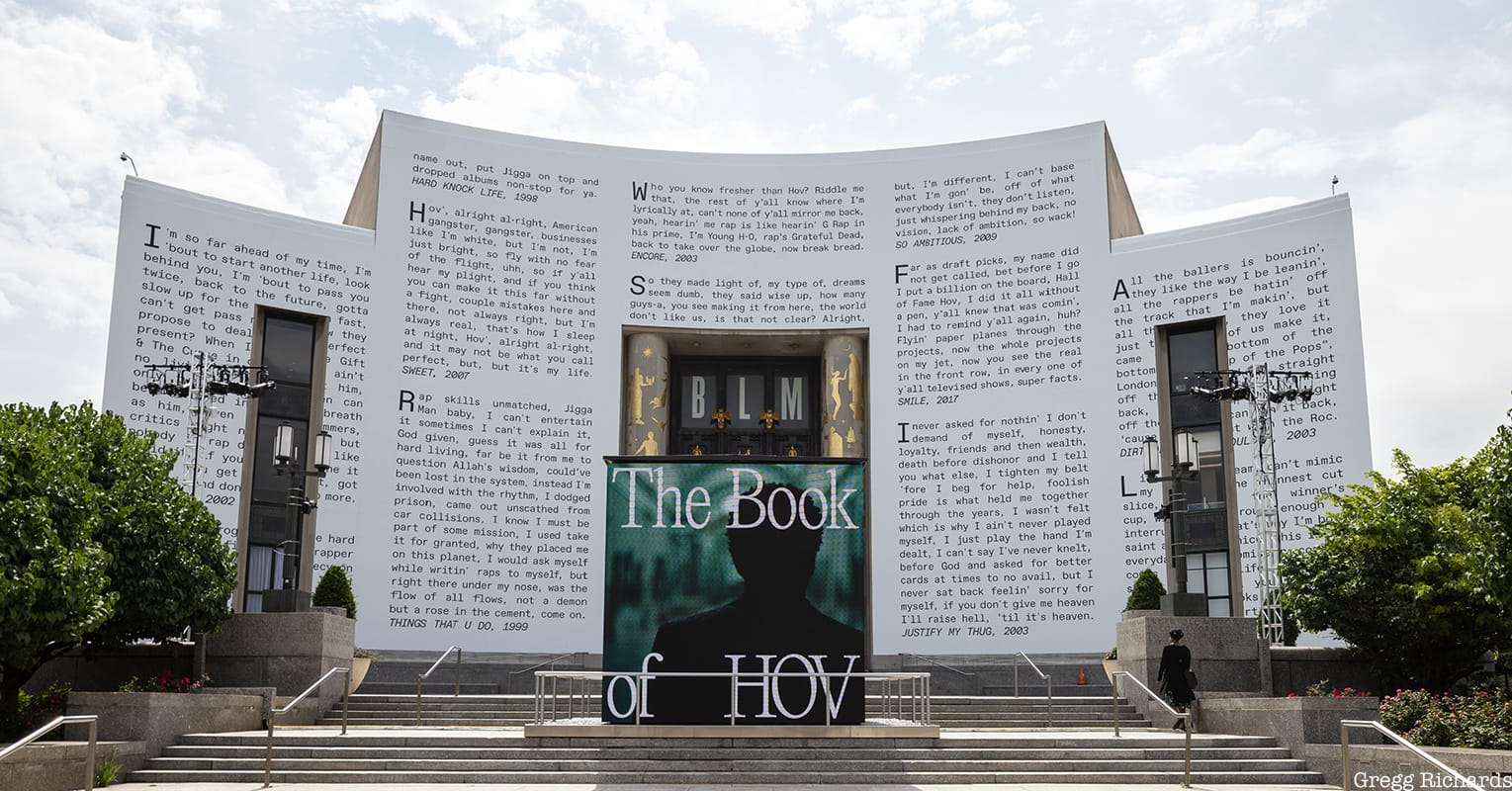 Brooklyn Public Library Transforms for Jay-Z Exhibit "Book of HOV ...