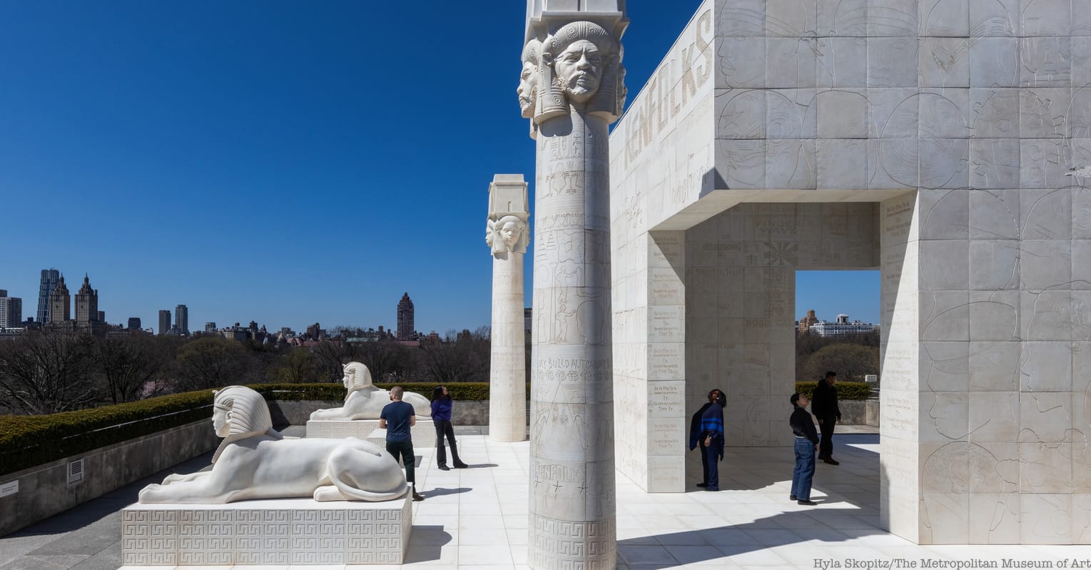 An L.A. Infused Egyptian Temple Tops the Met Roof Garden - Untapped New ...