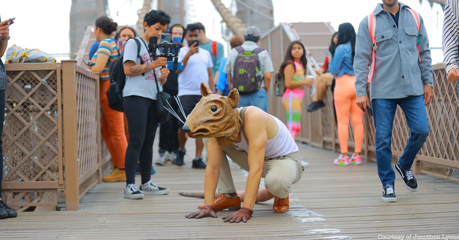 Meet Buddy the Rat, a Rambunctious Viral Street Performer in NYC ...