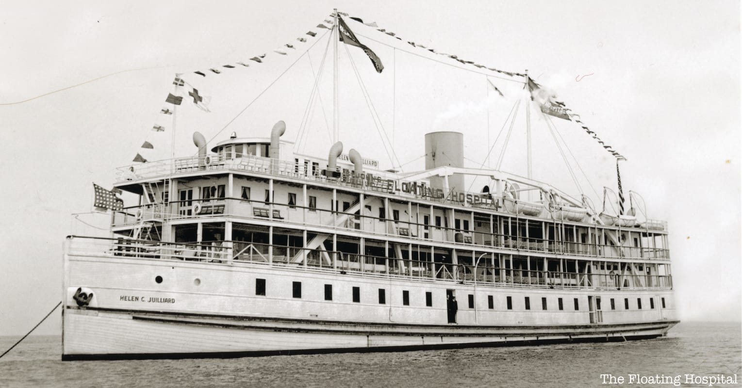 The Five Ships of NYC's Floating Hospital - Untapped New York