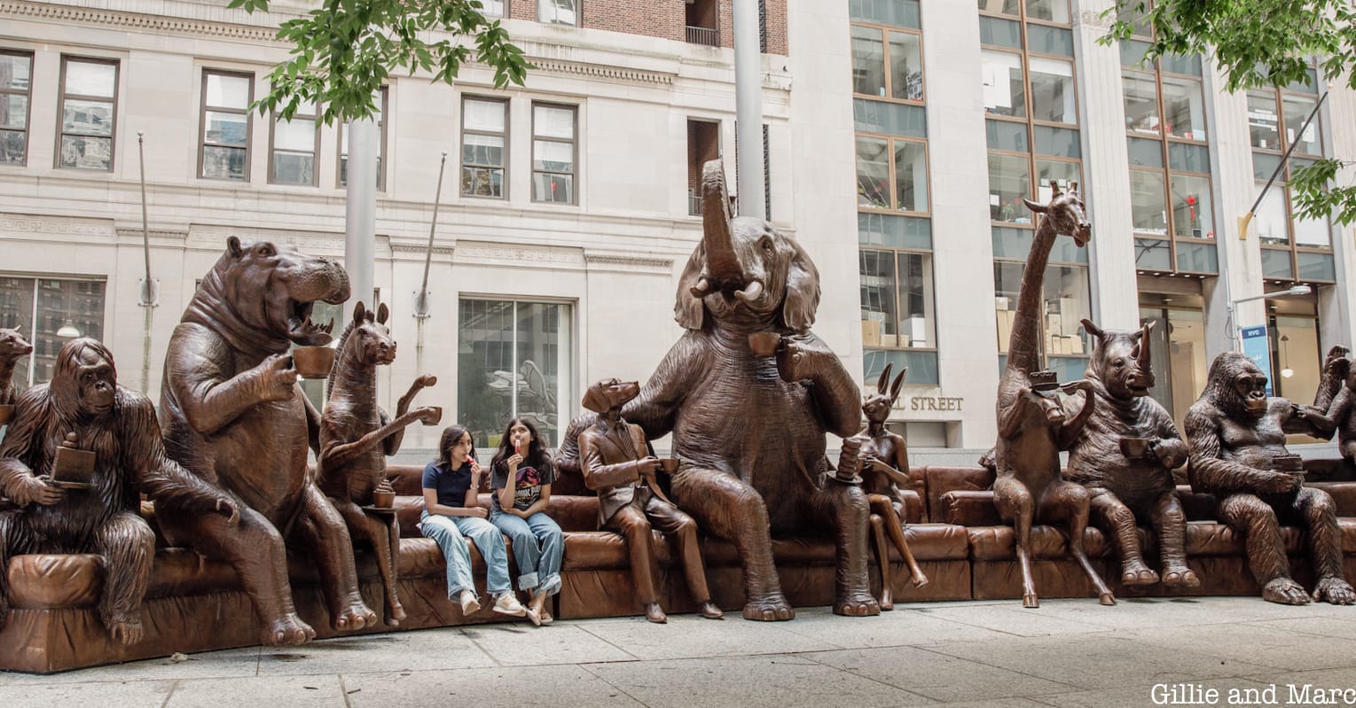 Party with an Elephant, Hippo, and More on the World's Largest Bronze ...