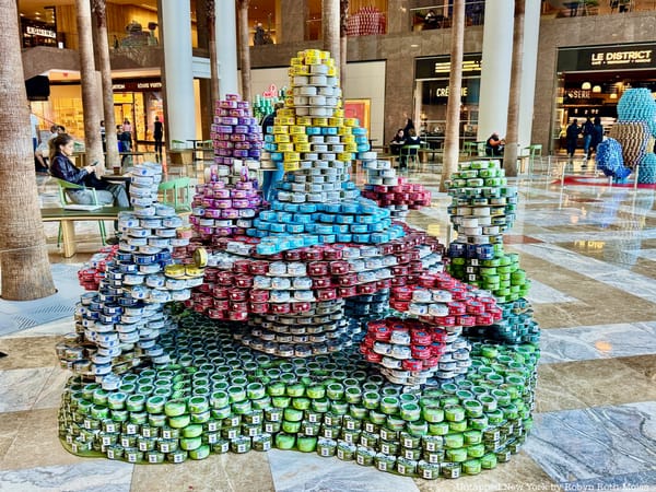 Giant Sculptures Made of Canned Food Take Over Brookfield Place in NYC