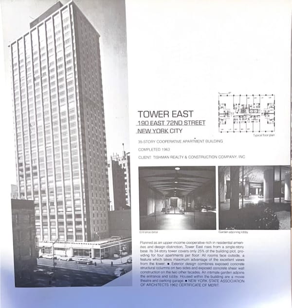 Behind the Curtain Wall with NYC Architect Richard Roth Jr.: Tower East