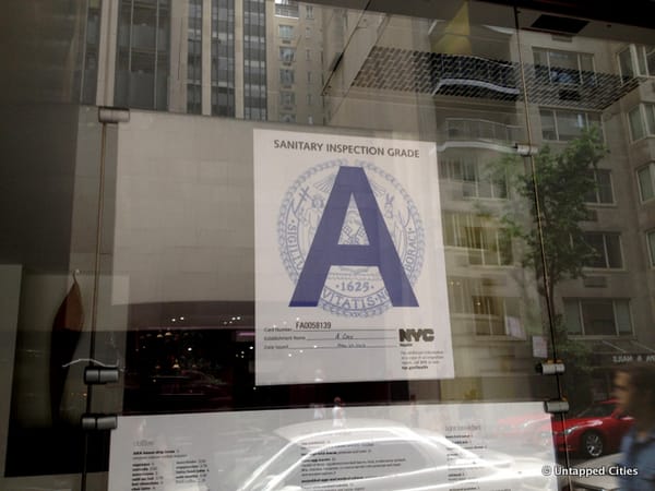 Cities 101: How do NYC Restaurant Sanitation Grades Work? - Untapped ...