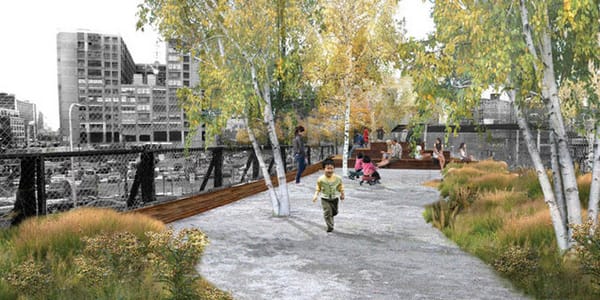 Renderings of the Reading Viaduct, a "High Line" Park for Philadelphia ...