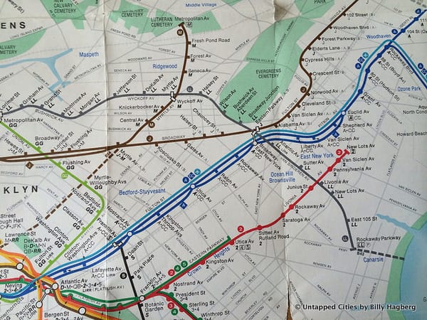 Fun Maps: The Now Extinct "Train to the Plane" on 1970s NYC Subway Maps ...