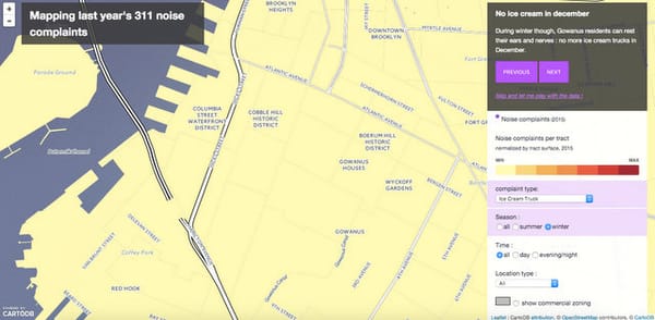 Fun Maps: Interactive Map of NYC's 311 Complaints in 2015 - Untapped ...