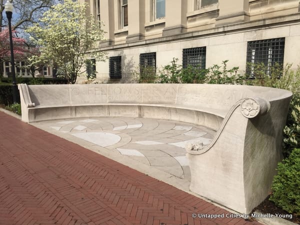 There's a Whispering Bench at Columbia University! - Untapped New York