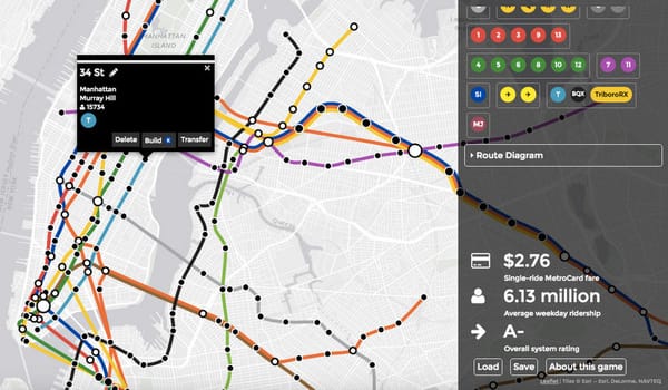 Build Your Own NYC Subway System with A New Game, "Brand New Subway ...