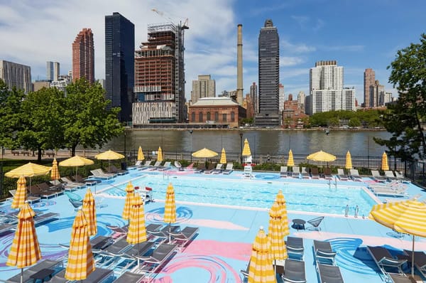The Colorful Pop-Up Pool at Roosevelt Island's Manhattan Park Pool Club ...