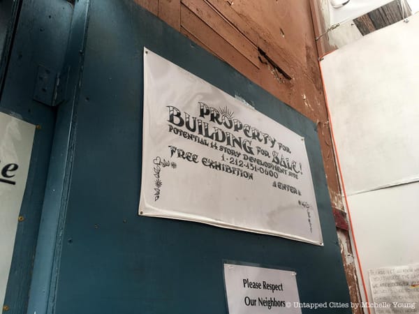 "The Mulberry Street Gang" Exhibit Sits in an Empty Lot on Houston ...