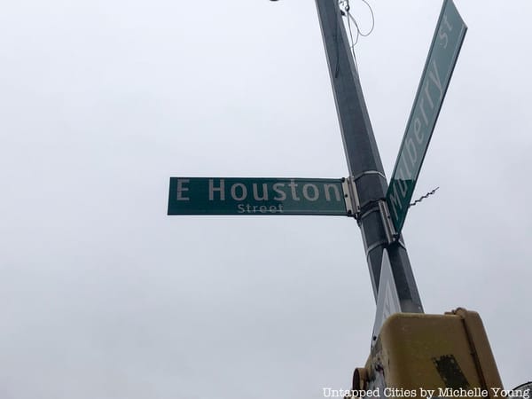Why is Houston Street in NYC Pronounced "How-stun"? - Untapped New York