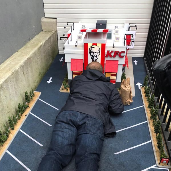 The Smallest KFC in the World Served Tiny Pieces of Fried Chicken and ...