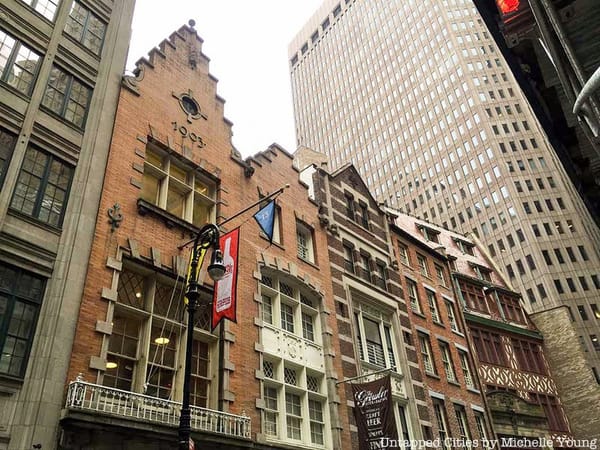 NYC Streets from the Original Dutch Street Grid