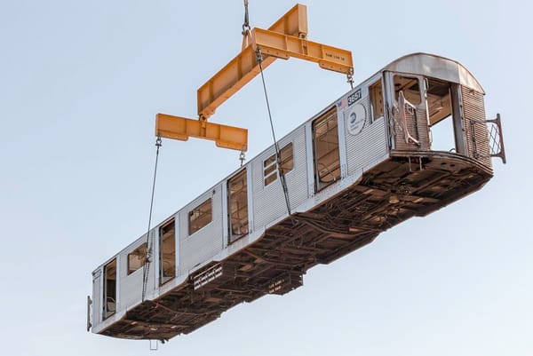 See Stunning Photos of NYC Subway Cars Dropped into the Ocean to Become ...