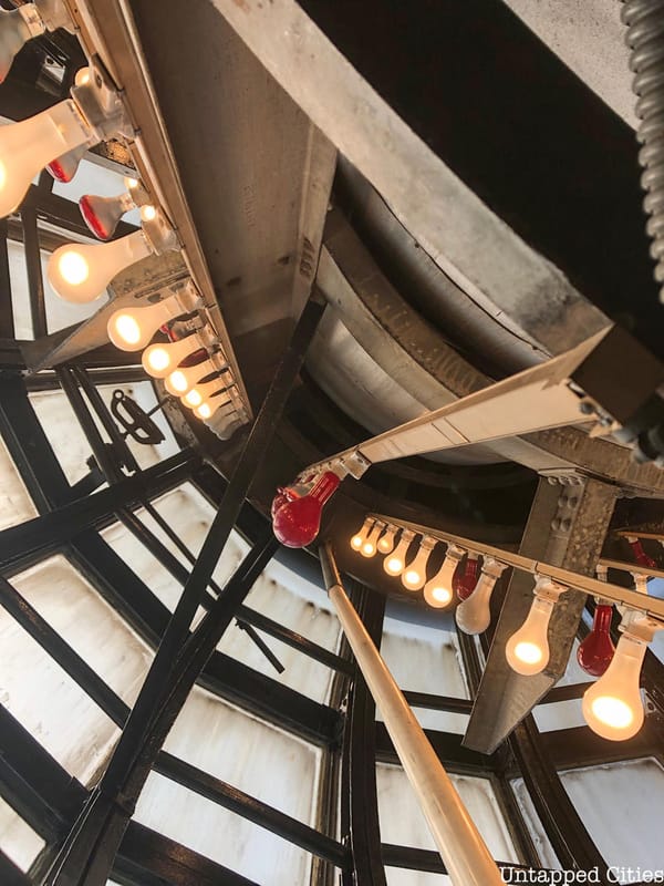 Photos Atop the Globe and Clocktower of the Paramount Building in Times ...