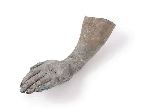 An Arm of the King George III Statue Toppled at Bowling Green is for ...