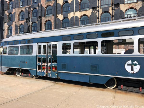 The Last Abandoned Trolley in Red Hook, from the Boston Green Line ...